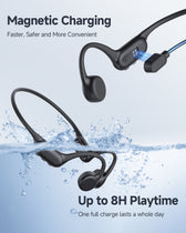PSIER Bone Conduction Headphones IPX8 Waterproof Swimming Headphones O
